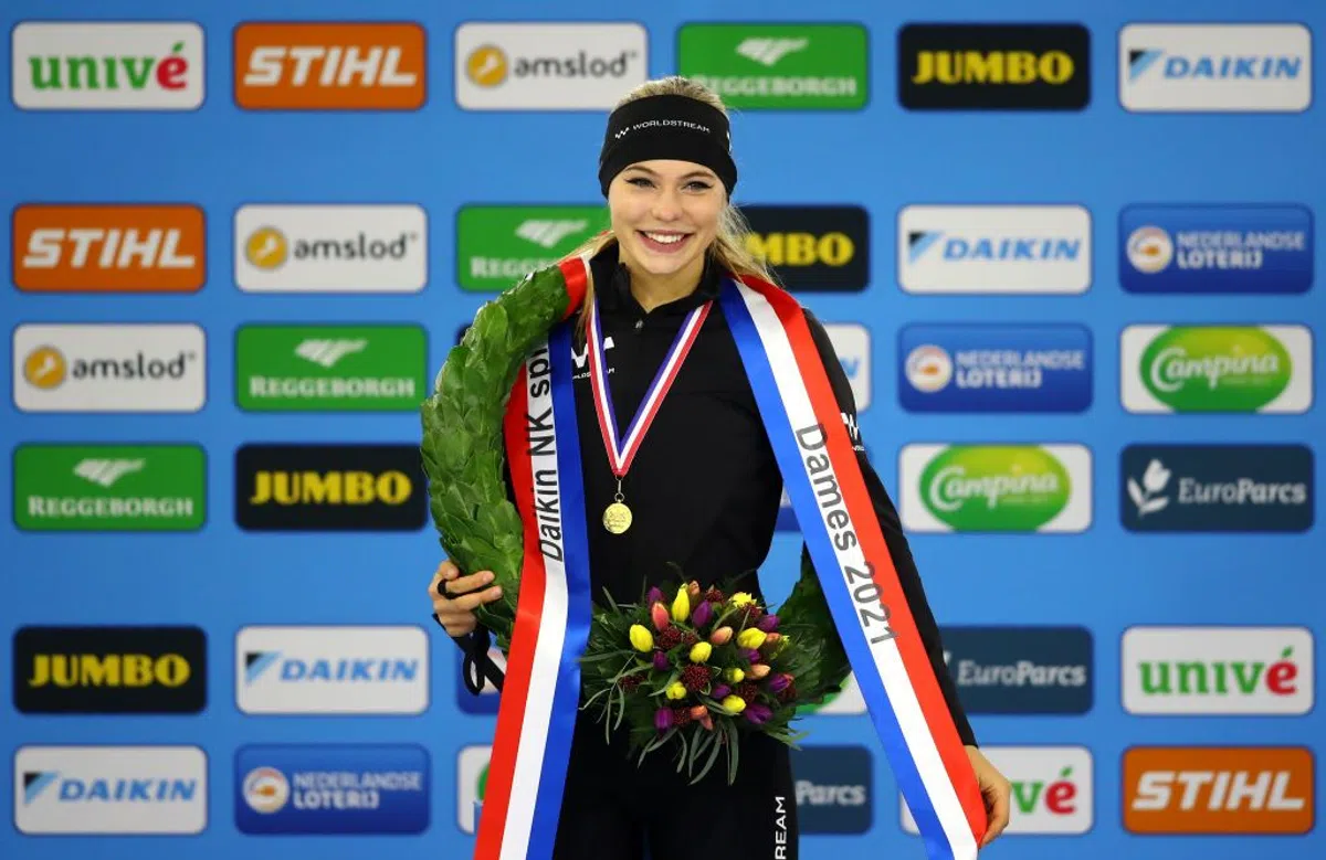 Jutta Leerdam is de Nederlands kampioene sprint